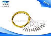 China Industrial Pigtail For Fiber Optic Cable FTTH SCFC LC ST Single Mode Orange Paintcoat for sale