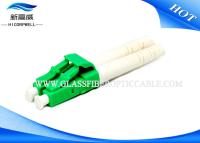 China LC APC Fiber Optic Components 3.0MM DX Connectors Patch Cord Cable Low Insertion Loss for sale