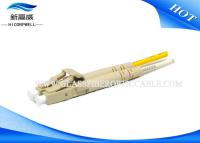 China 12core Ribbon Multi Color Fiber Optic Pigtail OM3 LC Aqua Connector IEC 60794 for sale