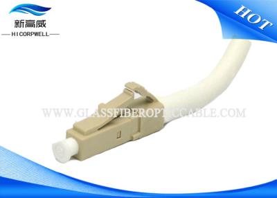 China Optic 45 Degree Boot MM LC Quick Connector , Duplex Fiber Cable Connectors for sale