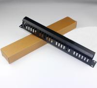 China Metal Plastic Ofc Termination Box , 19 Inch 1 U Rack Mount Cable Management for sale