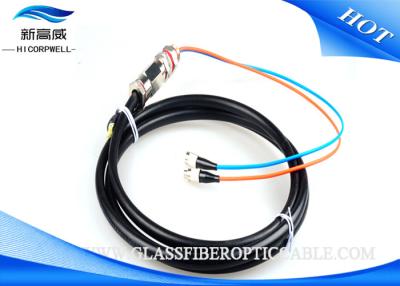 China Black Paintcoat FC Fiber Optical Pigtail , IEC 60794 Fiber Optics Patch Cords for sale
