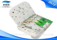 China Wall Mount Fiber Optic Termination Box , SC Fiber Optic Cable Termination Boxes for sale