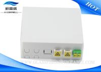 China SC 2 / 4 Cores Enterprise Security Network Wall Mount Fiber Optic Terminal Box for sale