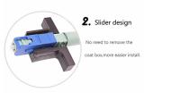 China High Success Rate FTTH SC UPC Fast Connector 0.2 DB Insert Loss Easy Install for sale
