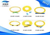 China LC FC SC ST SM Multimode Duplex Fiber Optic Cable Pigtail For Ground Vehicle for sale