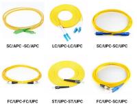 China Outdoor IEC 60794 Patch Cord Optical Fiber , Yellow Paintcoat St Lc Fiber Patch Cable for sale
