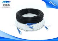 China 4 Core Fiber Optic Patch Cables Patch Cord PVC Low Smoke Zero Halogen Jacketed for sale