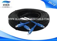 China 4 Core Fiber Optic Patch Cables Patch Cord PVC Low Smoke Zero Halogen Jacketed for sale