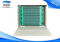 China FTTH Optical Panel Fiber Termination Kits 144 Ports ODF SC Adapters Light Weight for sale