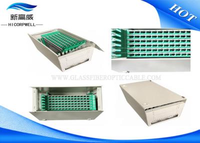 China Rack Mount Fiber Termination Kits 72 Ports Fiber Optical Odf  Frame IEC 60794 for sale