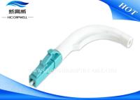 China 1.2mm 0.9mm 2.0mm PVC Fiber Fast Connector , 90 Degrees Boot SC UPC Connector for sale
