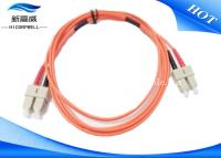 China MM 3.0 DX LSXH PVC 2M Fiber Optic Patch Cables SC UPC SC UPC For Aerospace for sale