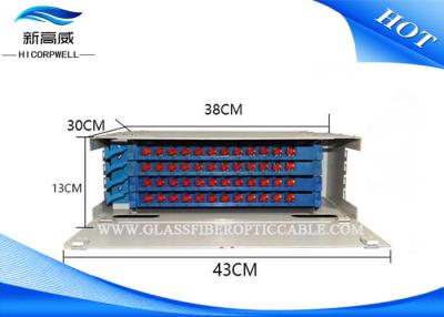 China FC 48 Port Fiber Termination Kits Fiber Optic Splice Tray For FTTX Systems for sale