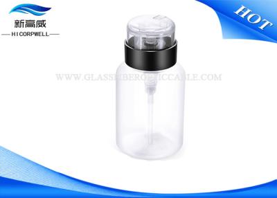 China Transparent Fiber Testing Tools Pump Leak Proof Alcohol Bottle 8 Oz Round for sale