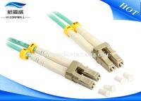 China LC UPC LC UPC MM 3.0 DX LSXH PVC 2M Fiber Patch Cables Orange for sale