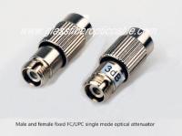 China IEC 60794 Fiber Optic Components FC UPC APC Fiber Optic Attenuator Multimode for sale