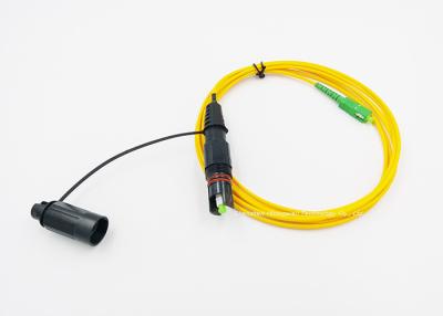 China FTTA Dustproof Fiber Optic Cable Patch Cord Mini SC Connector Adapter for sale