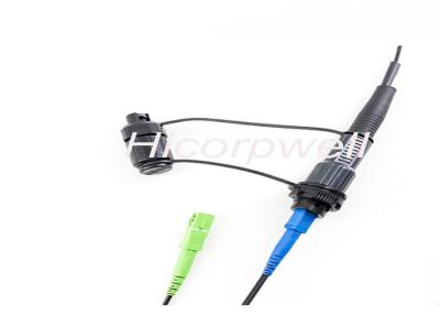 China IP 67 Fiber Optic Patch Cables SM Male Female Connectors Mini SC Connector for sale