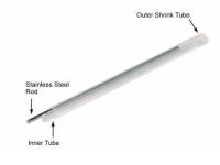 China PE 1mm 1.2mm Fiber Optic Components Cable Protection Fusion Splice Sleeve for sale