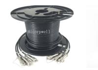 China NSC Duplex MM DLC - DLC 4 Cores Fiber Optic Patch Cables With Shield Cases For Both Ends for sale