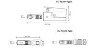 China Adaptor Fiber Optic Components , Single Mode / Multimode Fiber Cable Connectors for sale