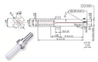 China Loss Zirconia Ceramic Ferrules Fiber Optic System Components SC LC 1.249mm SM for sale