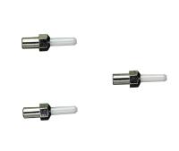 China SC LC Fiber Optic Components Ceramics Zirconia Sleeve Ferrule White Color for sale