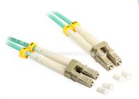 China FTTH LC - LC OM3 150 M DX Glass Fiber Optic Cable Patch Cord 1m 3m 5m for sale