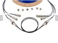 China CPRI Waterproof Outdoor Fiber Cable Assembly IP67 ODC 4 Cores Plug Connector for sale