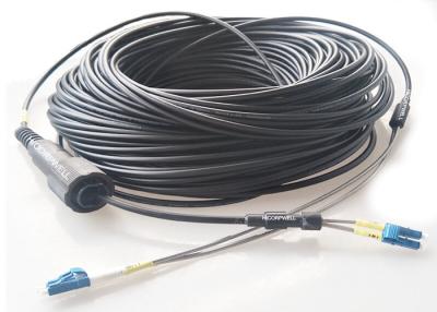 China PDLC 4F SM SX Fiber Optic Patch Cables  LSZH 4.8mm Length With 50M 100M for sale