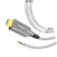 China Armored Upgraded Engineering Version 2.0 Fiber Optic HDMI High - Definition Cable 4K@60Hz for sale