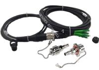 China Black Fiber Optic Patch Cables 2 Core FTTA ODC Connector For BBU RRU Base Station for sale