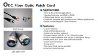 China LC / UPC Singlemode 4 Cores Outdoor Fiber Optic Patch Cord Cable With ODC Plug / Socket for sale