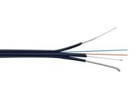 China Fiber Type Single-mode Glass Fiber Optic Cable with LSZH Jacket and 10*Cable-diameter Static Bending Radius for sale