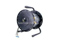 China Portable Retractable Cable Reel For Various Tactical Communication FO Cable for sale