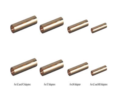China Protector Phospeher Bronze Sleeve Fiber Optic Standard SC/FC/ST Fiber Optic Copper Sleeve fiber optic Sleeve for sale