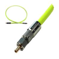 China D80 Fiber Optic Cable with 200μm to 800μm Core Diameters Featuring Sapphire and Air Gap Protection and Precisely Polished D80 Fiber Connectors for sale