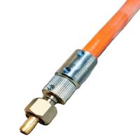 China D80 Fiber Optic Cable with 200μm to 800μm Core Diameters Featuring Sapphire and Air Gap Protection and Precisely Polished D80 Fiber Connectors for sale