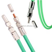 China D80 Fiber Cable with 200μm to 800μm Core Diameters Featuring Sapphire and Air Gap Protection and Precisely Polished Connectors for sale