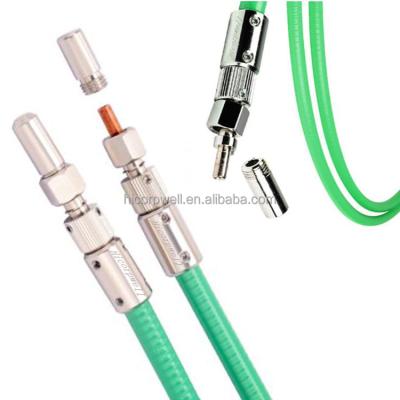 China D80 Fiber Cable with 200μm to 800μm Core Diameters Featuring Sapphire and Air Gap Protection and Precisely Polished Connectors for sale