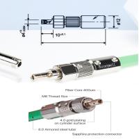 China D80 Fiber Cable with 200μm to 800μm Core Diameters Featuring Sapphire and Air Gap Protection and Precisely Polished Connectors for sale