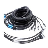 China Cat6 50M/80M/100M Retractable Premade Network Cable Winding Drum Ethercon Connector for LED Display for sale