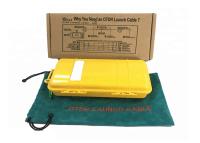 China Yellow Otdr Launch Box Ring Box Dummy Fiber G.652D SM 1km Fiber Optic Launch Box for sale
