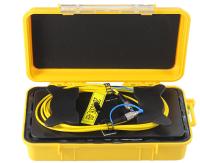 China 1km 2km OTDR Bare Optical Fiber Ring Box SM MM Dummy Fiber SC FC LC Connectors for sale