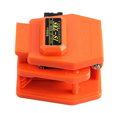 China Orange Color Fiber Testing Tools Plastic High Precision Fiber Optic Cleaver Tools for sale