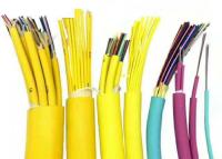 China 12 Core Glass Fiber Optic Cable , 2KM - 4KM Length Multimode Fiber Optic Cable for sale