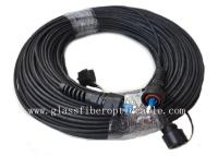China ODVA LC Duplex CPRI Glass Fiber Optic Cable Waterproof RRU RRH 100m - 1000m for sale