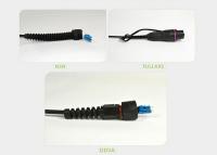 China Pre Terminated Glass Fiber Optic Cable FO Cable LC - LC 300M Length Reel for sale