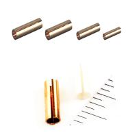 China fiber optic passive component　Phospeher Bronze Sleeve Fiber Optic Standard SC Fiber Optic Copper Sleeve fiber optic Sleeve for sale